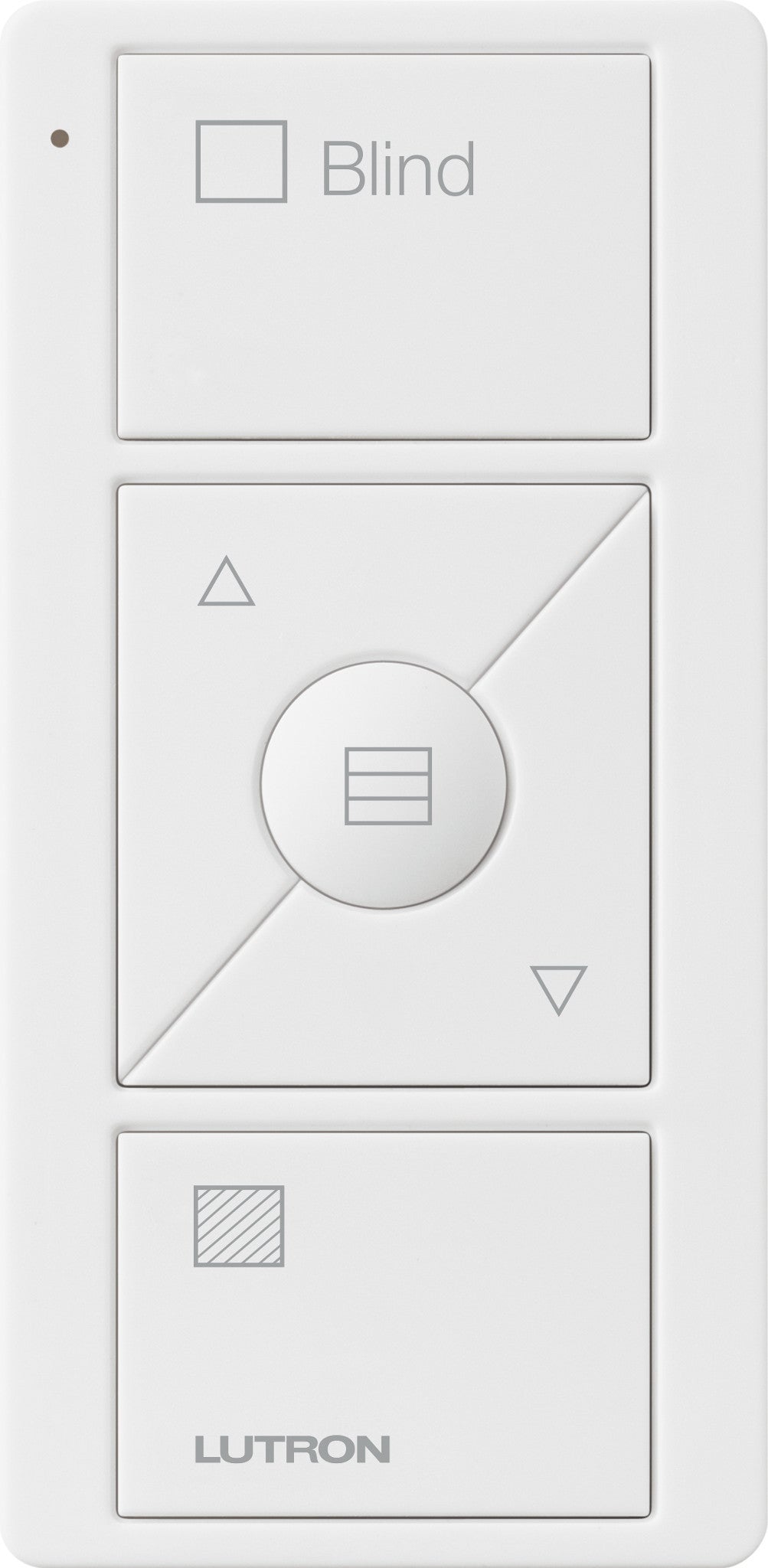 Lutron 3-Button with Raise/Lower and Preset, Pico Smart Remote, with Shade Icons and Text ...