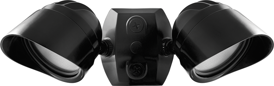 RAB Lighting BULLET Dual Head LED Flood Light, 2 x 13W, 4000K, 120V, B ...